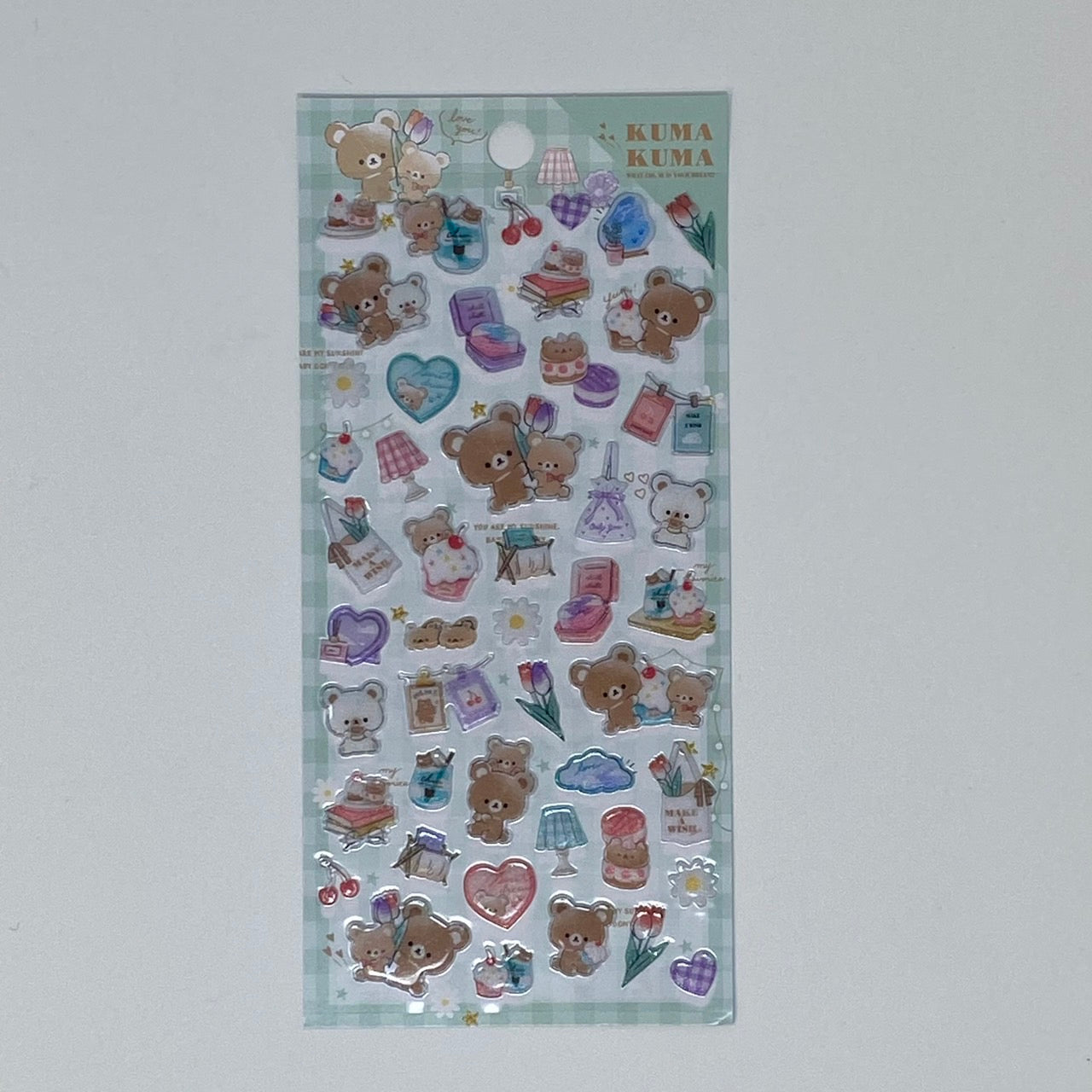 Shanle Kuma Kuma 3D stickers | MAIDO! Kairashi Shop