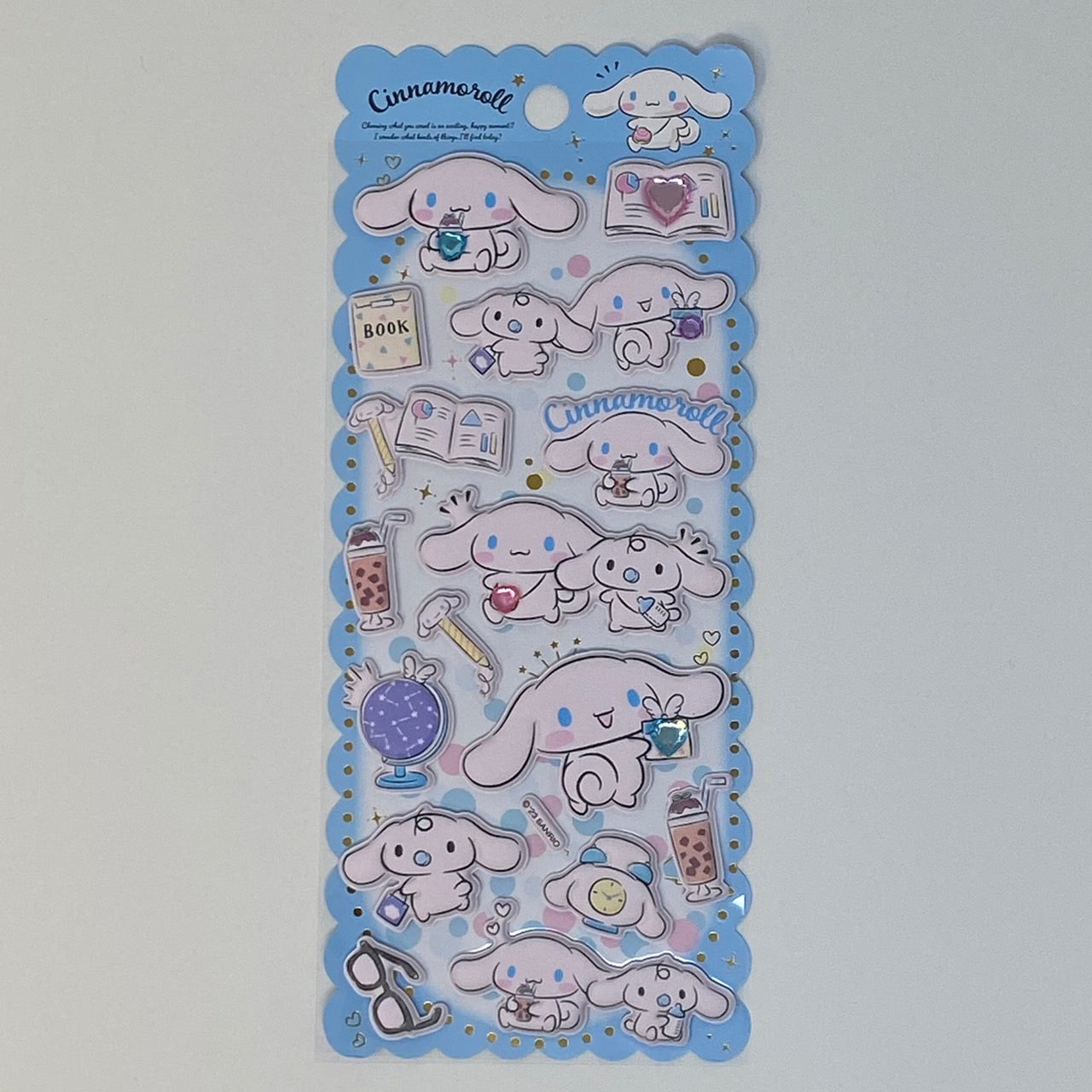 Sanrio Marshmallow Stickers Study Time Cinnamoroll– MAIDO! Kairashi Shop