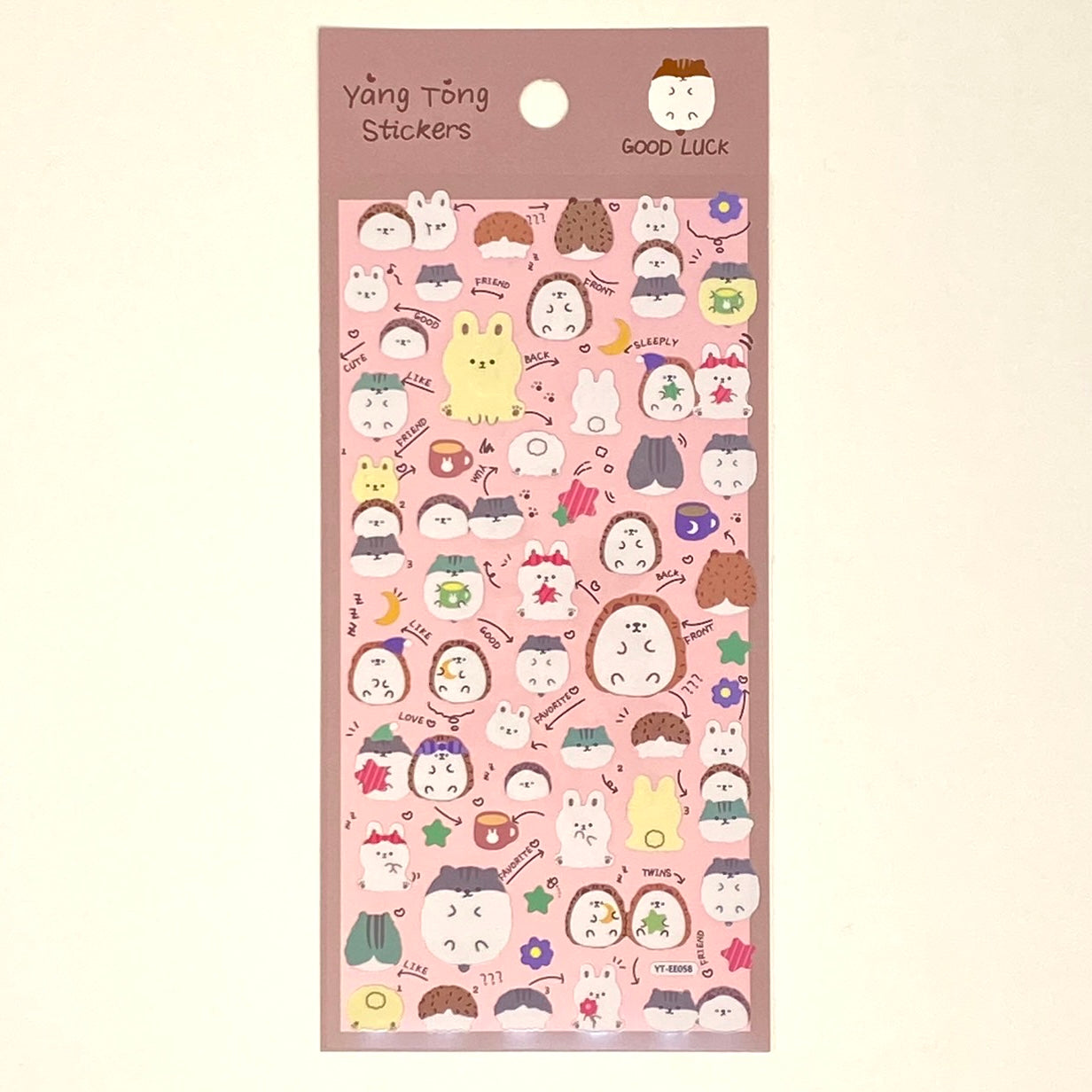 Banzai Yang Tong stickers Hamster– MAIDO! Kairashi Shop