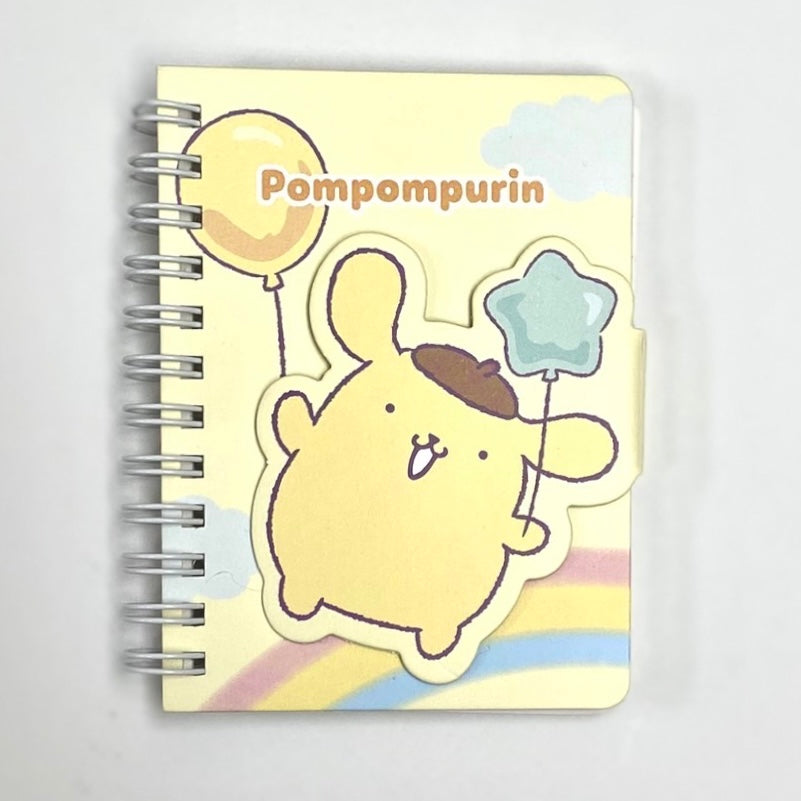 Sanrio Magnetic Clasp Mini Notebook - Pompompurin | MAIDO! Kairashi Shop