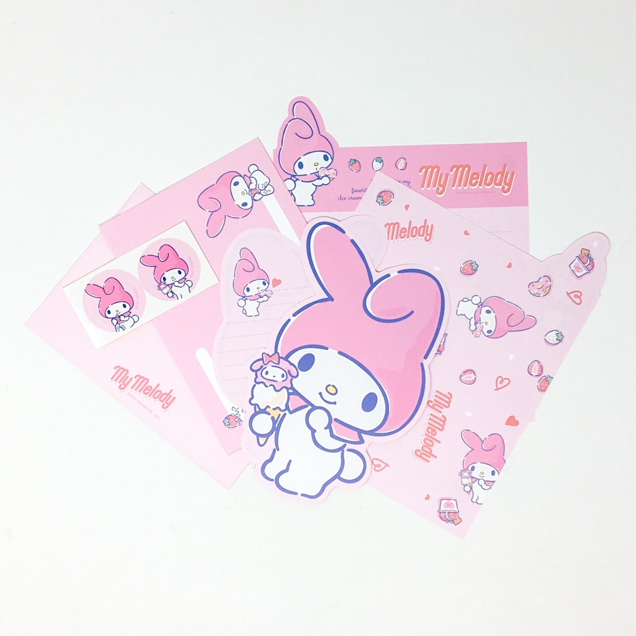 Sanrio Characters Letter Set - My Melody with Ice Cream | MAIDO ...