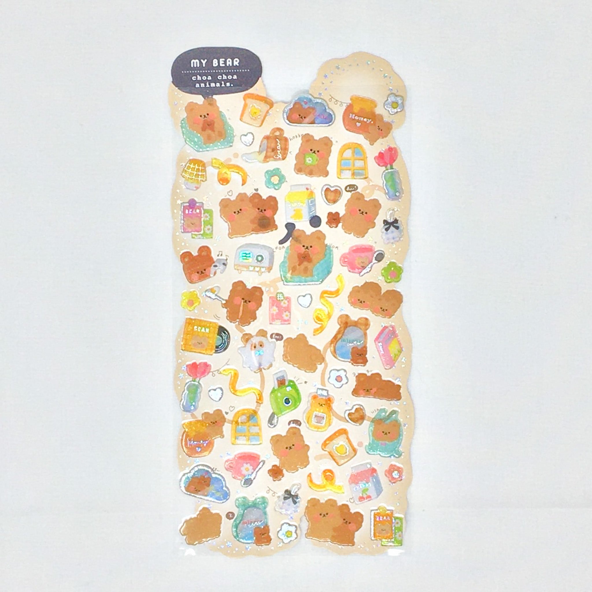 Shan Le My Animal Stickers - Bear | MAIDO! Kairashi Shop
